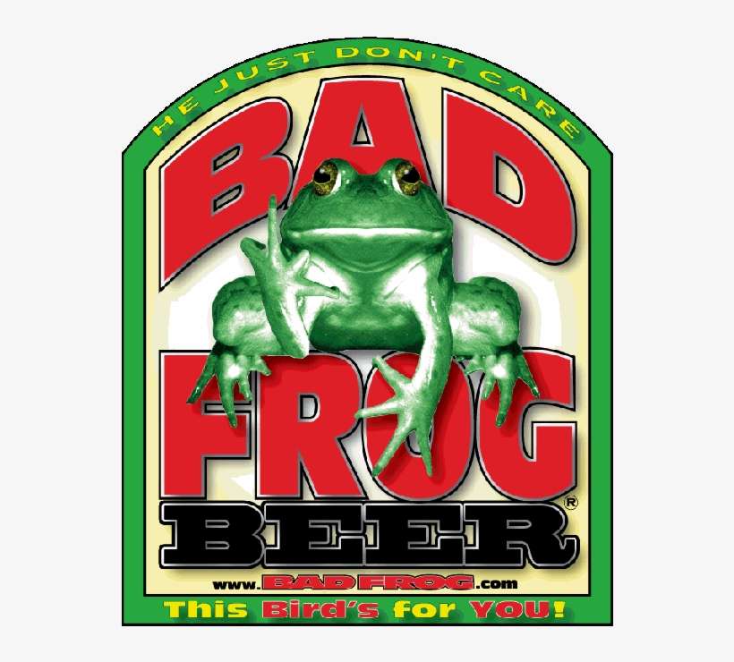 Frog Beer, - Bad Frog Beer PNG Image | Transparent PNG Free Download on ...