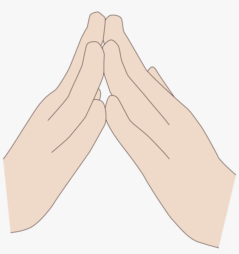 Download Two Open Hands, Fingertips Touching - Two Hands Touching ...