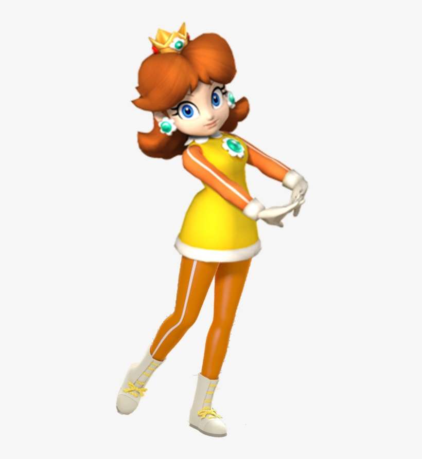 Go To Image - Princess Daisy Render PNG Image | Transparent PNG Free ...
