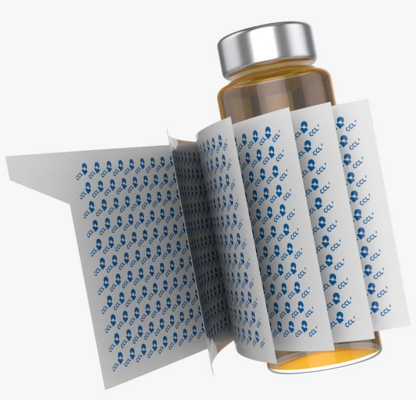 Clinical Ecl Booklet Label On A Vial Bottle - Paper PNG Image ...