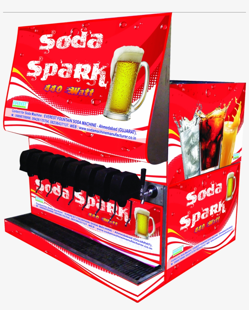 8 2 Valve Soda Spark Red Machine - Drink PNG Image | Transparent PNG ...