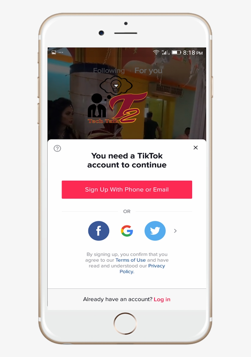 How To Make Tik Tok Account Bangla 2019 - Iphone PNG Image ...