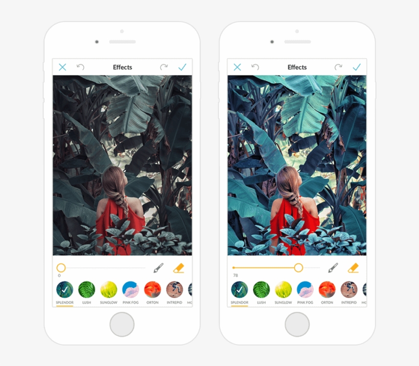 Picmonkey Mobile App's Splendor Effect Instantly Fixes - Iphone PNG ...