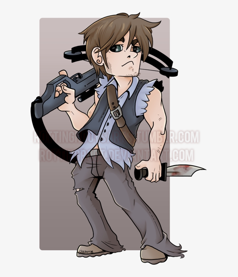 Daryl Dixon - Cartoon PNG Image | Transparent PNG Free Download on SeekPNG