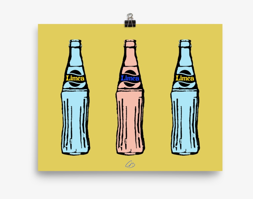 Limca Pop Art - Glass Bottle PNG Image | Transparent PNG Free Download ...