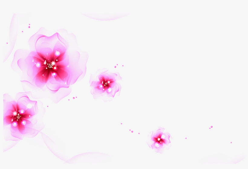 Light Pink Cartoon Flower