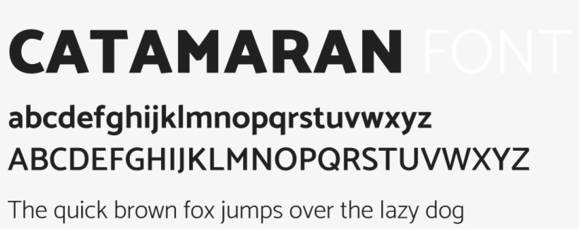 Catamaran Is Polished Yet Relaxed Sans Font Developed - Leadership ...