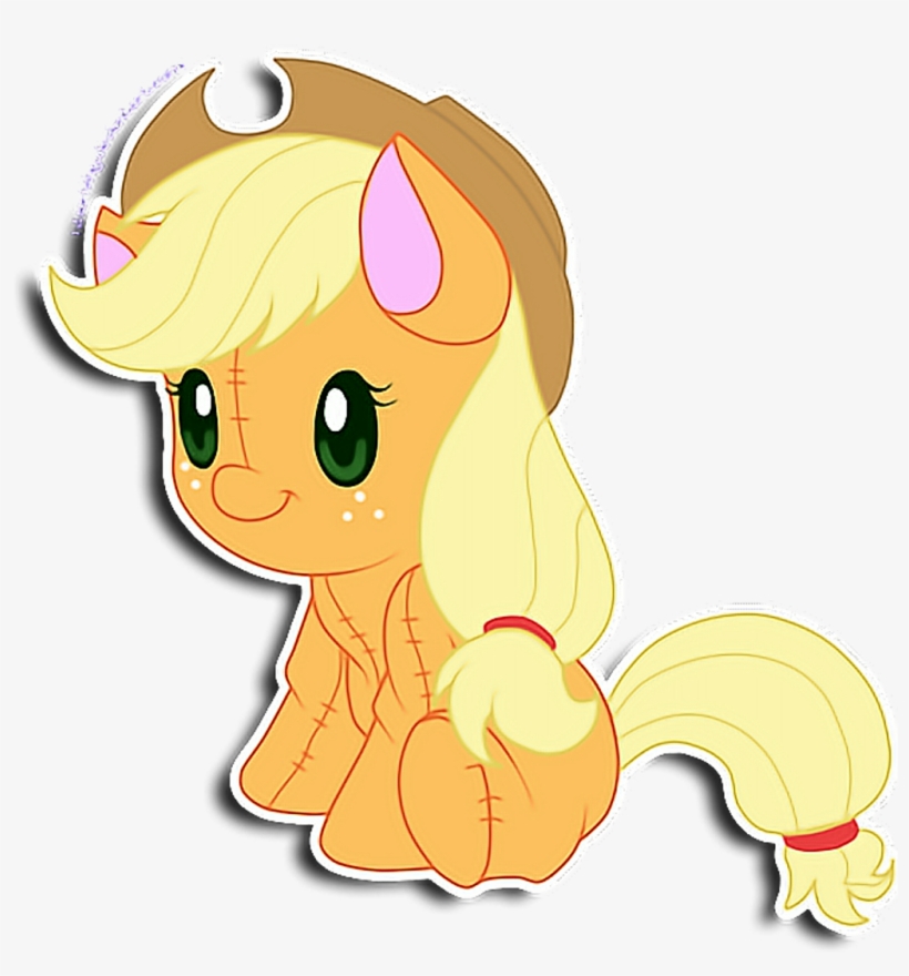 Applejack Sticker - Cartoon PNG Image | Transparent PNG Free Download ...