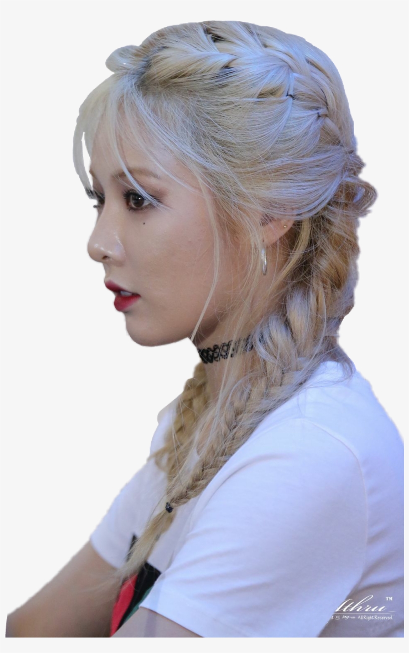 Hyuna Sticker - Kpop Idols French Braid PNG Image | Transparent PNG ...