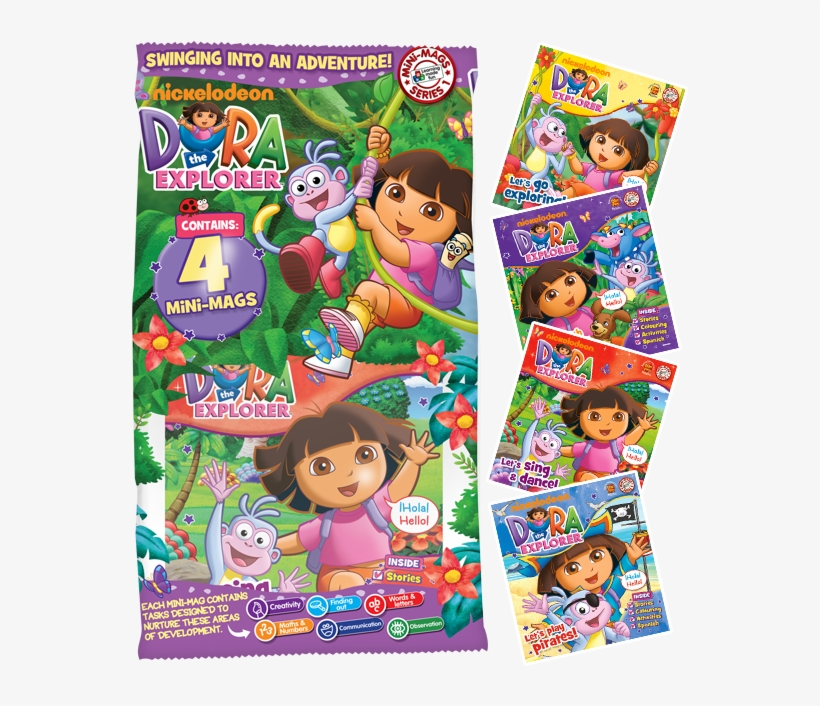 Dora The Explorer Mini-mags Series - Toy PNG Image | Transparent PNG ...