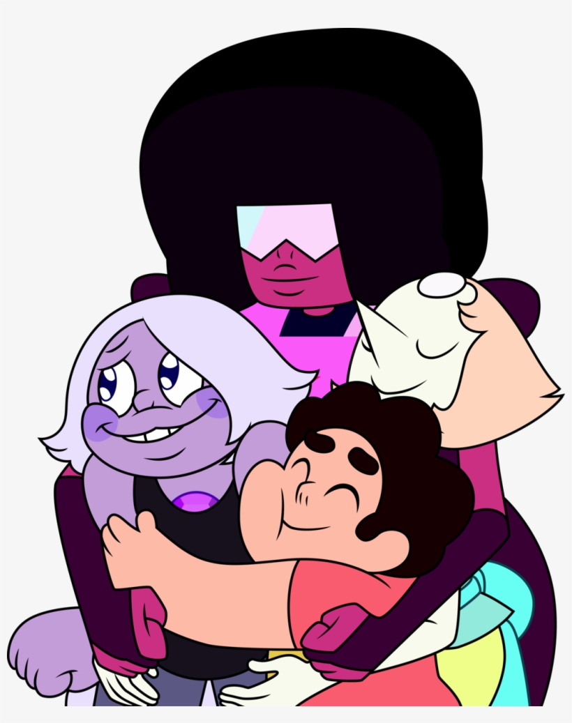 Amethyst Steven Universe, - Steven Universe Amethyst Hug PNG Image ...