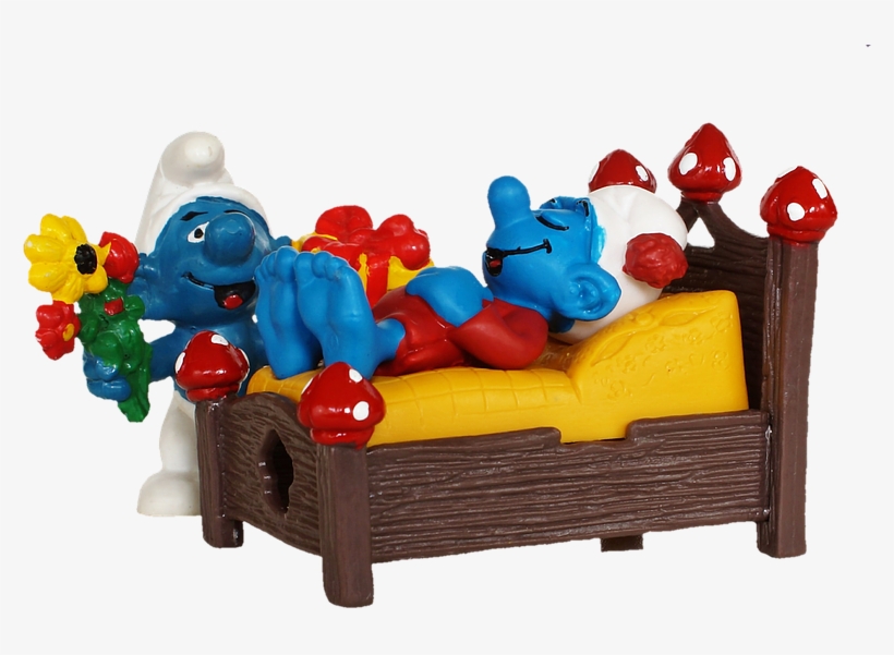 Smurf, Bed, Sleep, Tired, Surprise, Gift, Arouse - Sleep PNG Image ...