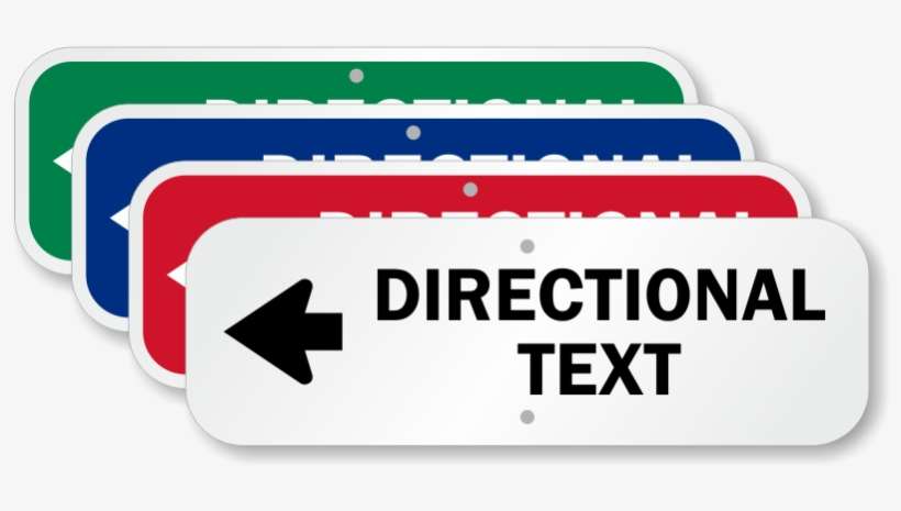 Download Left Arrow Custom Sign - Sign | Transparent PNG Download | SeekPNG