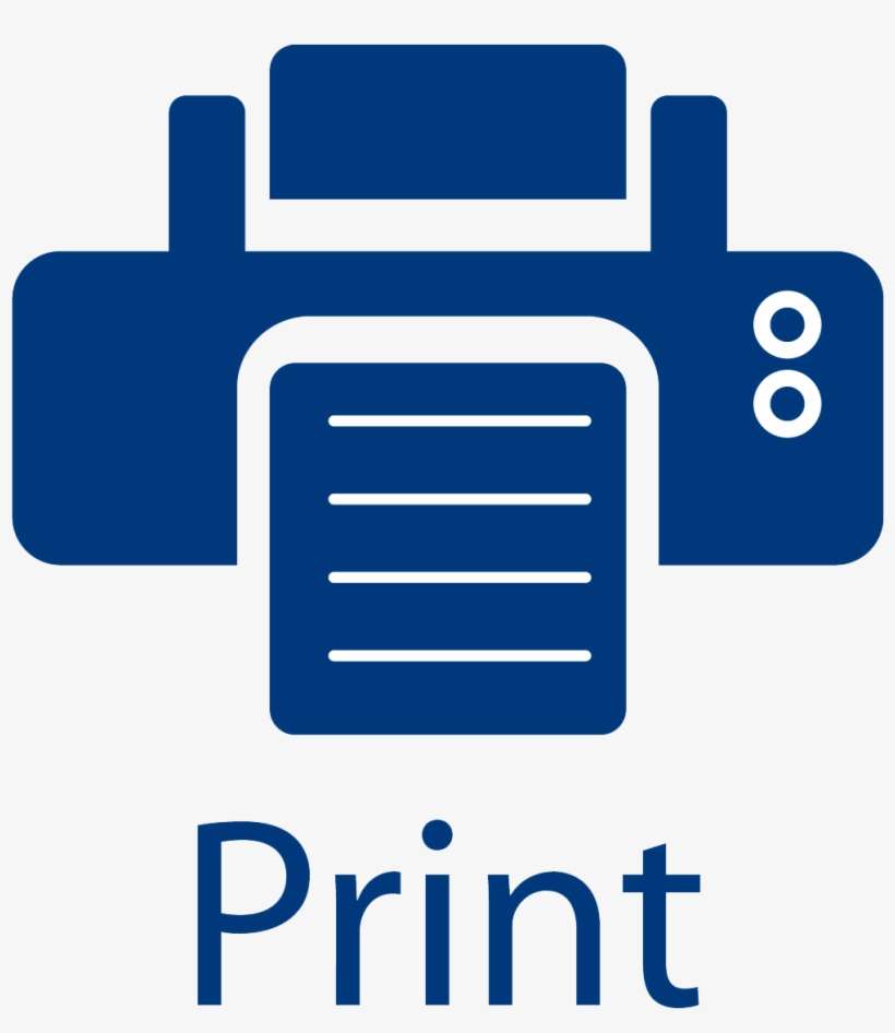 Download - Print Button Icon Png PNG Image | Transparent PNG Free ...