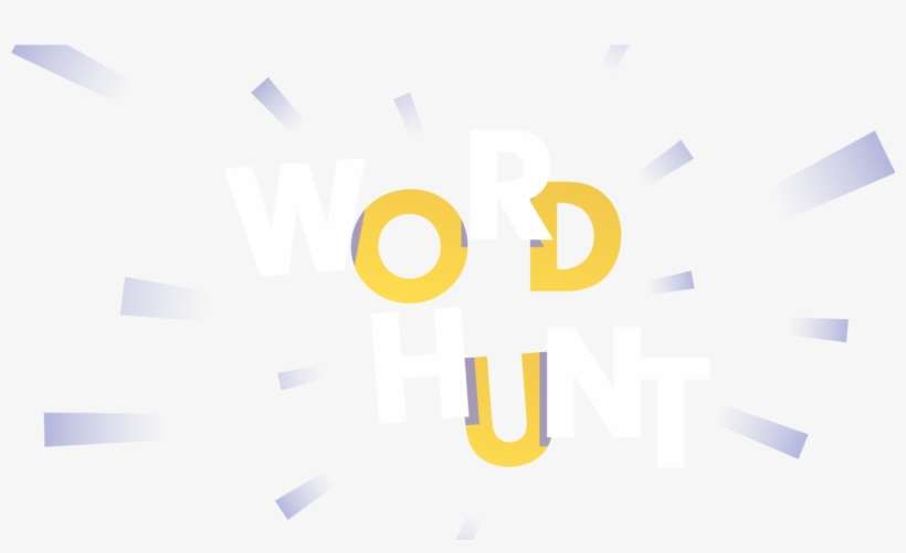 Word Hunt For Apple Tv - Graphic Design PNG Image | Transparent PNG ...