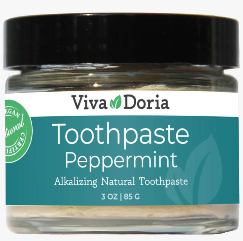 Peppermint Non-flouride Natural Toothpaste - Cosmetics PNG Image ...