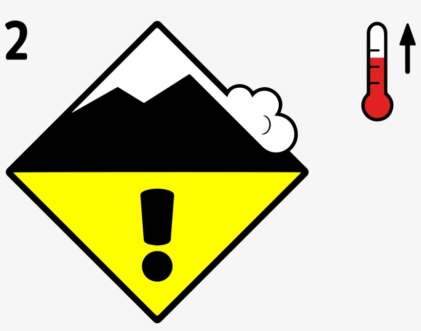 Download Avalanche Moderate Danger Level Wet Snow | Transparent PNG ...