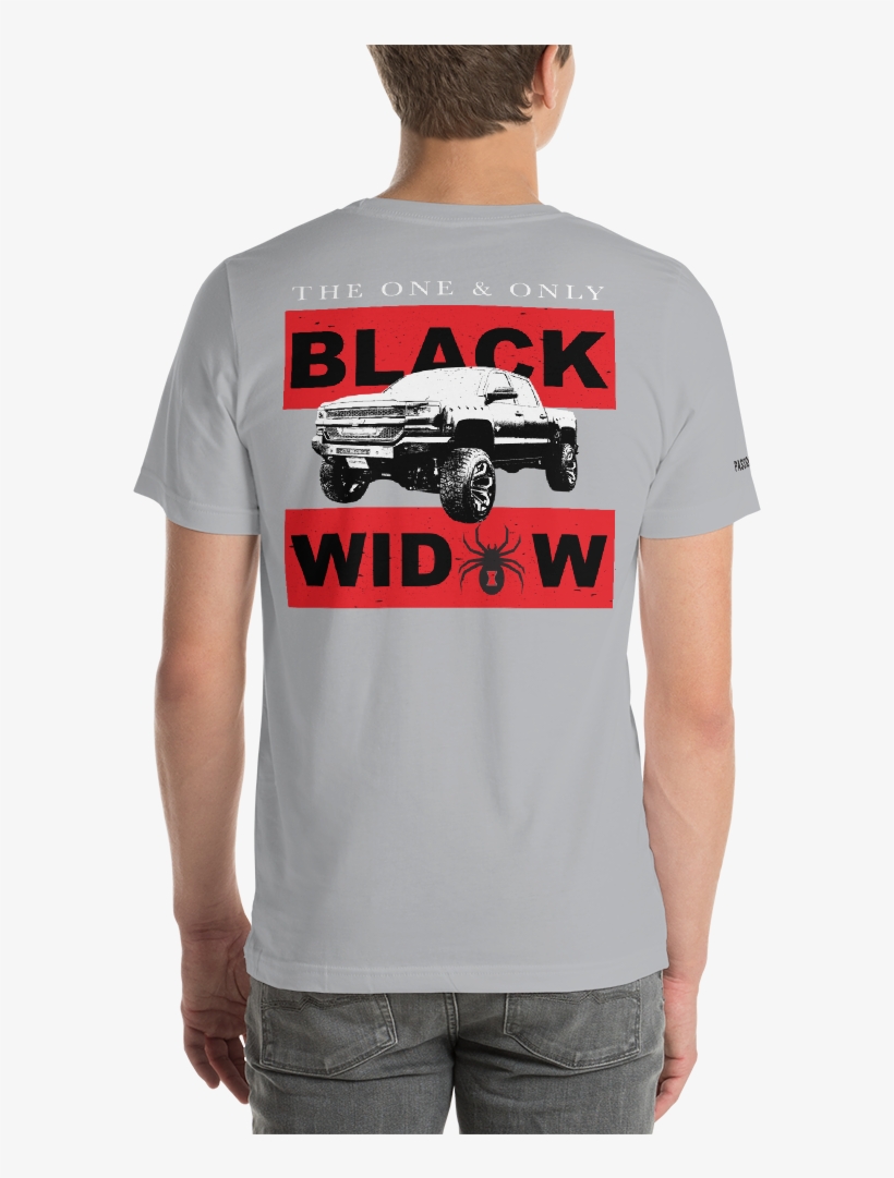 Unisex Chevy Black Widow Jersey Style T-shirt PNG Image | Transparent ...