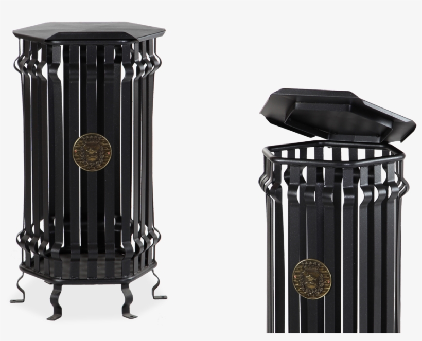 Elegant Waste Bin For Urban Waste Collection, Barocc - Pattumiera ...
