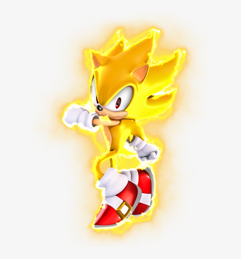 Download Super Sonic Render Aura - Super Sonic Render | Transparent PNG ...