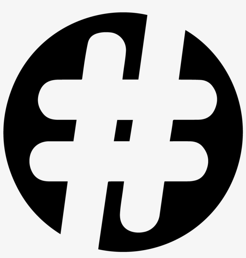Download Free Icon Png Download - Transparent Background Hashtag Logo ...