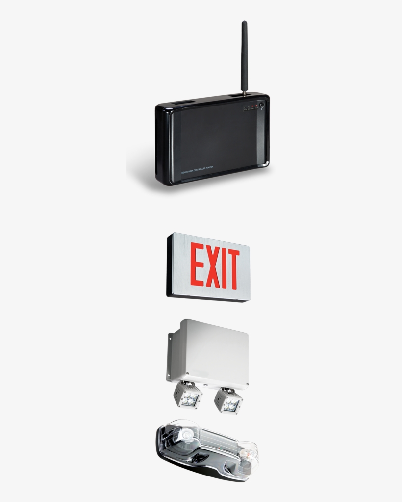 Emergency Lighting Exit Sign And Battery Unit Monitoring - Exit Sign ...