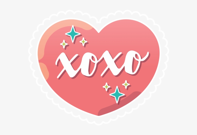 Xoxo Heart - Heart PNG Image | Transparent PNG Free Download on SeekPNG