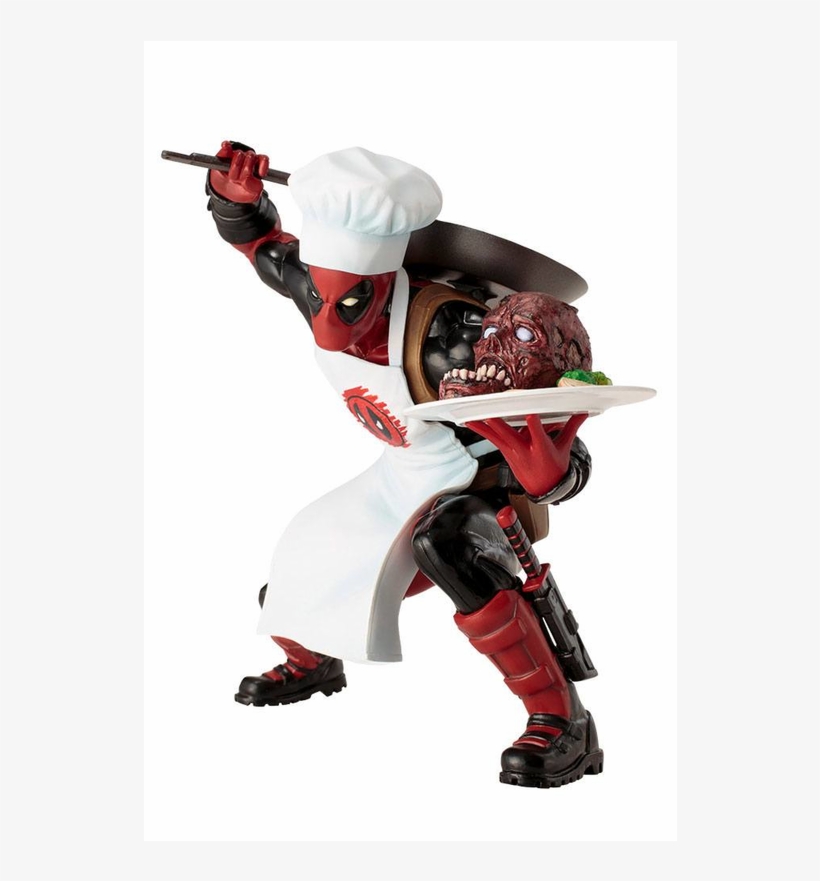 Marvel Comics Artfx Pvc Statue 1/10 Cooking Deadpool - Cooking Deadpool ...