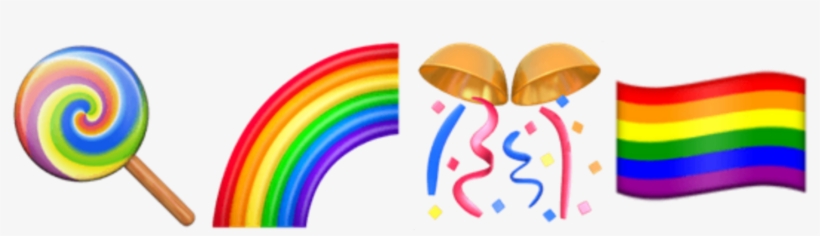 Freetoedit Edit Emoji Apple Ios Iphone Rainbow Raimbowc - Graphic ...