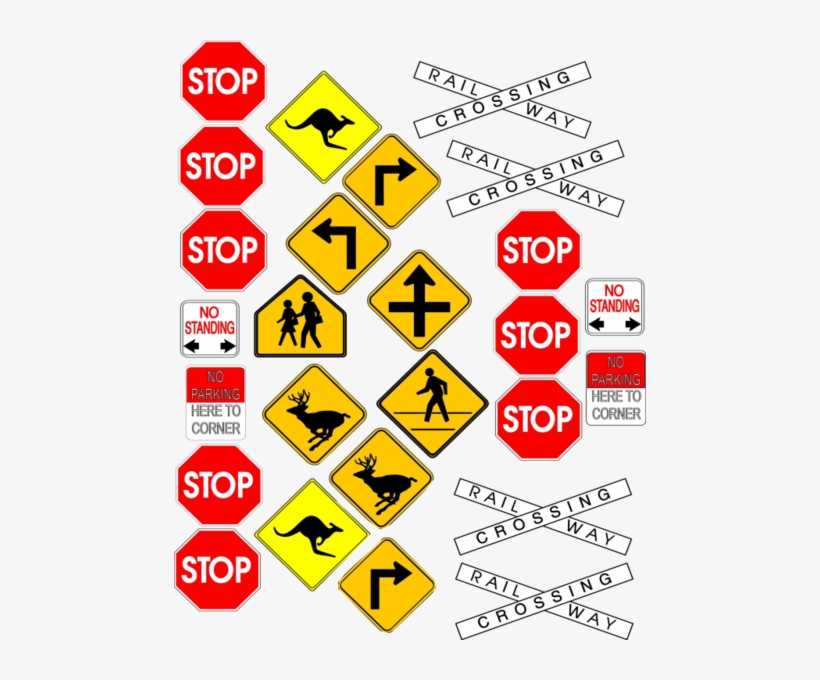 Download Street Signs - Signs On The Streets | Transparent PNG Download ...