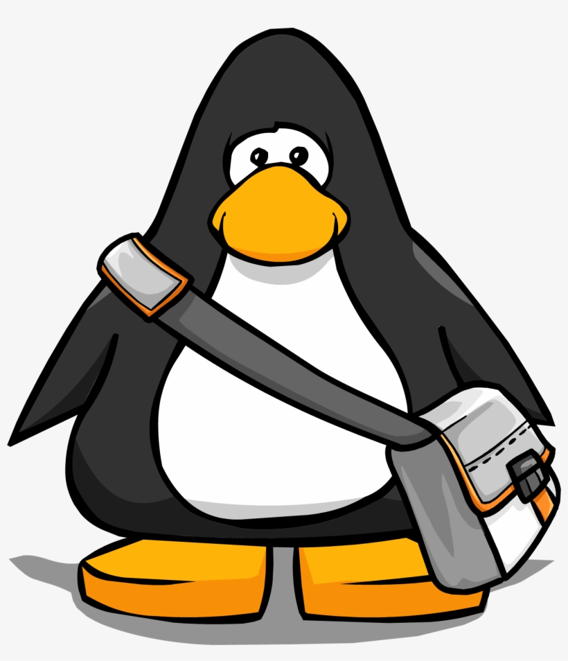 Vinyl Messenger Bag From A Player Card - Club Penguin Messenger Bag PNG ...