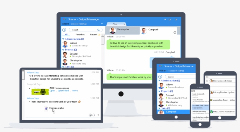 Output Messenger New Features For Better Team Collaboration - Big Data ...