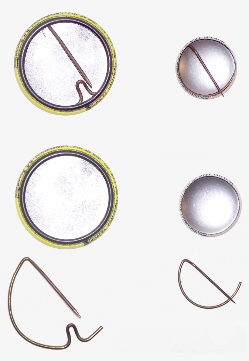 Download Pin-back Button Assembly - Pin Back Of Button | Transparent ...