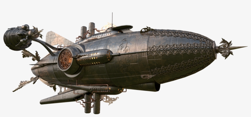 Airship Png Transparent - Steampunk Airship Png PNG Image | Transparent ...