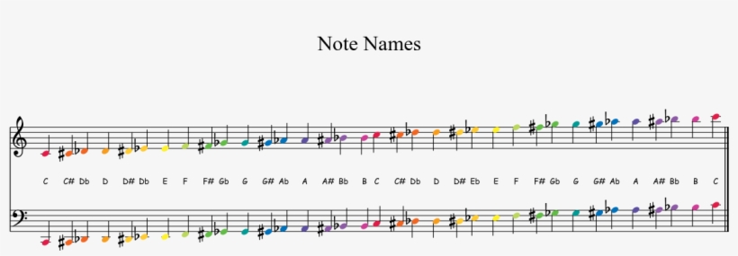 Note Names - Diagram PNG Image | Transparent PNG Free Download on SeekPNG