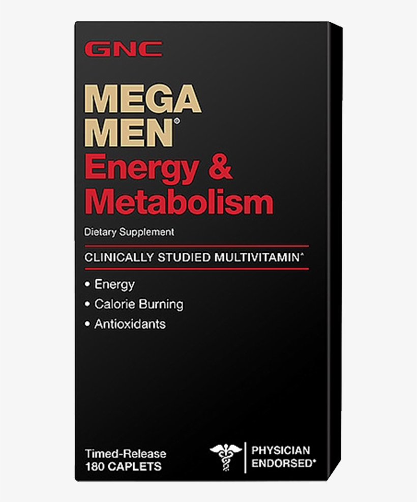 Gnc - Gnc Mega Men 50 Plus 60 Caplets PNG Image | Transparent PNG Free ...