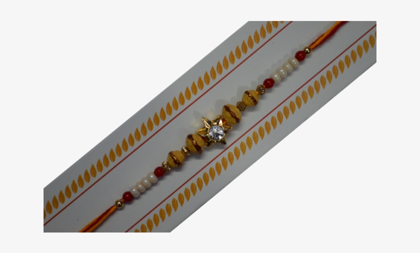 Silver Pearl Chandan Covered Rakhi - Bead PNG Image | Transparent PNG ...