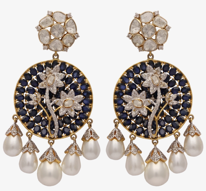 Tanya Rastogi Ruminates The Timeless Charm Of Blue - Earrings PNG Image ...