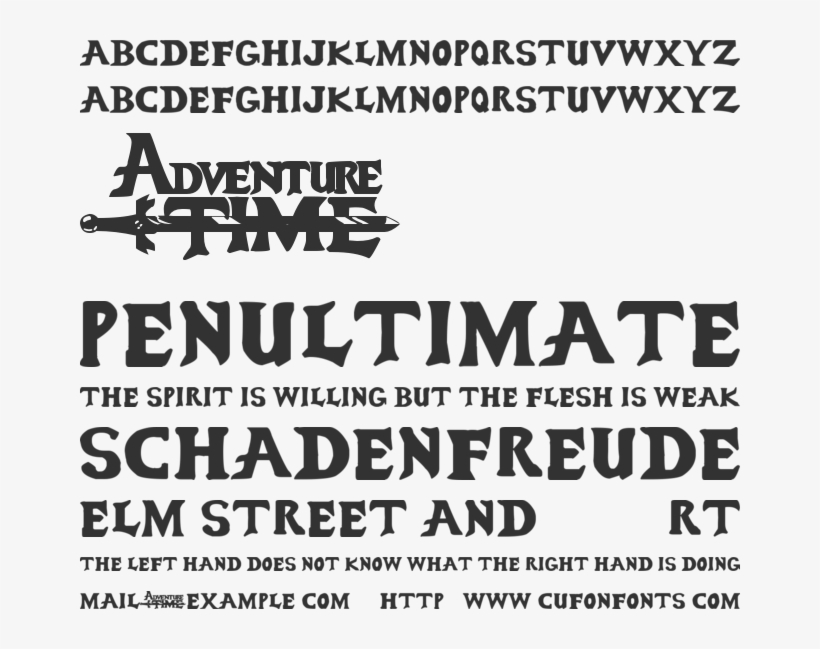 Adventure Time Font