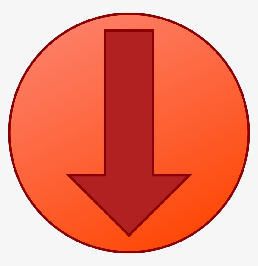 Down Arrow Red - Wikimedia Commons PNG Image | Transparent PNG Free ...
