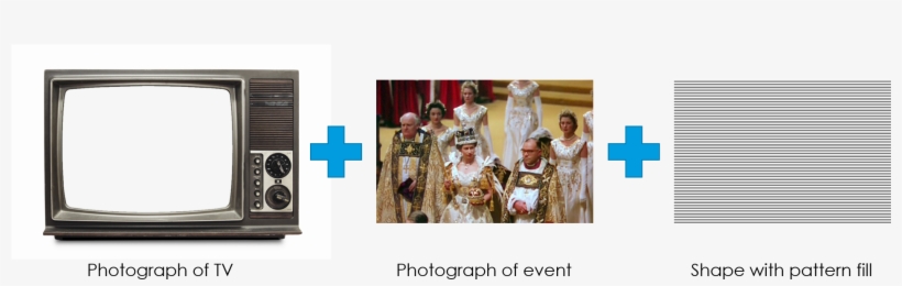 Elements Of Tv Queen Pattern Fill - Television PNG Image | Transparent ...