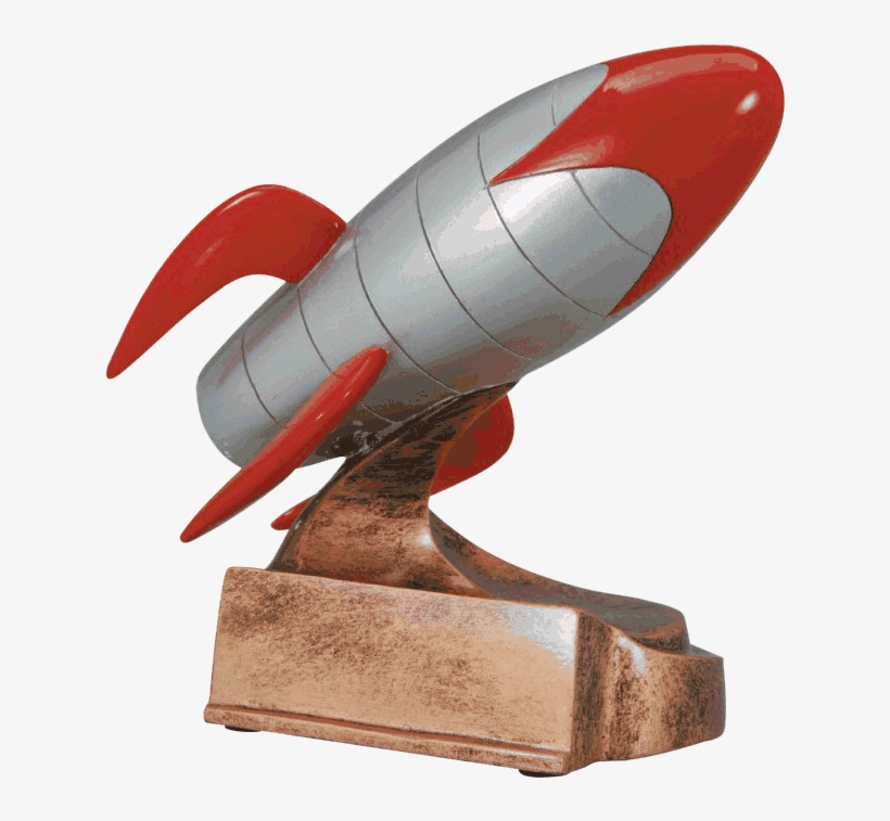 Rocket Ship Resin Trophy PNG Image | Transparent PNG Free Download on ...