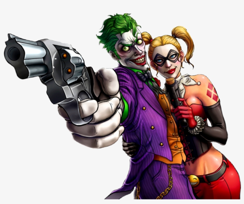 Jokerandharleyquinn Sticker - Revolver PNG Image | Transparent PNG Free ...