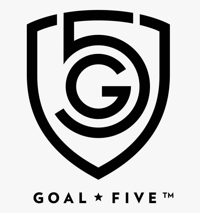 Goal Five Logo Bw Crest Wtext Screen PNG Image | Transparent PNG Free ...