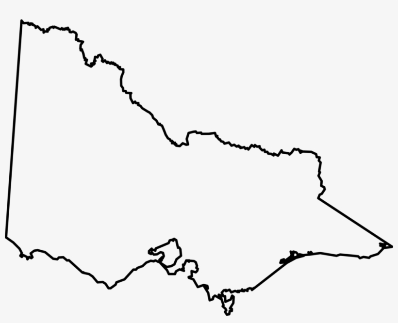 Download United States Victoria Blank Map Drawing - Victoria Outline ...