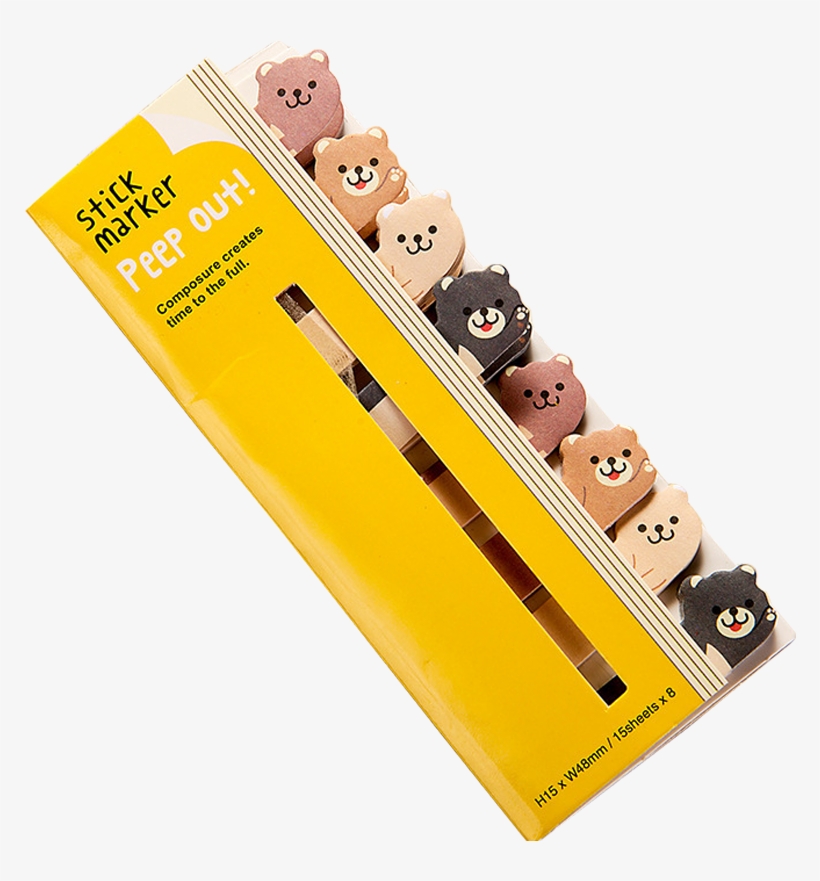 攸行云 Cute Japanese And Korean Stationery Row Of Sitting - Post-it Note ...