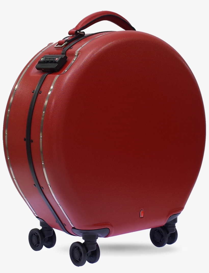 Picture Of Red Round Luggage Picture Of Red Round Luggage - Round ...