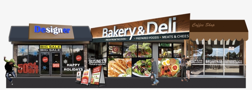 Store Signs - Electronic Signage PNG Image | Transparent PNG Free ...