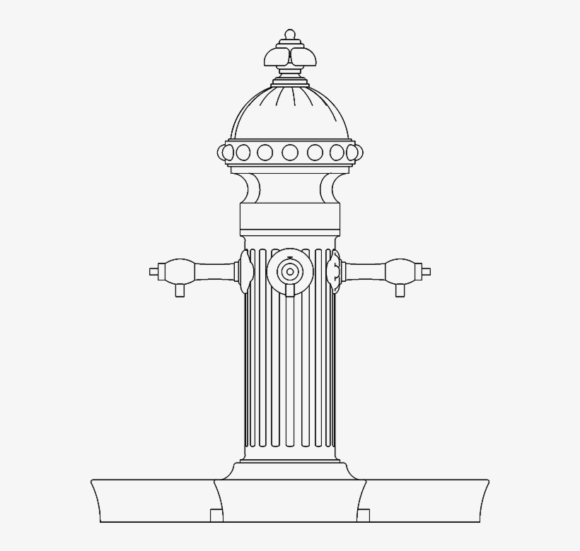 Fire Hydrant - Line Art PNG Image | Transparent PNG Free Download on ...
