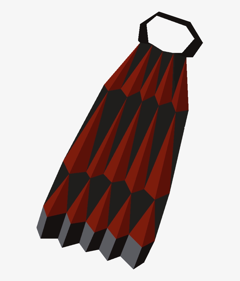 Detailed - Osrs Obsidian Cape R PNG Image | Transparent PNG Free ...